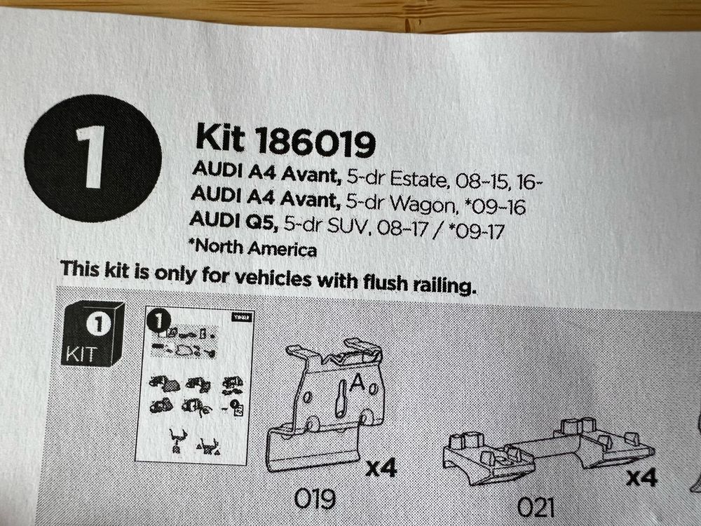 Thule Kit 186019 A4 Q5 (Gebraucht) in Horgen für CHF 19 – mit Lieferung ...
