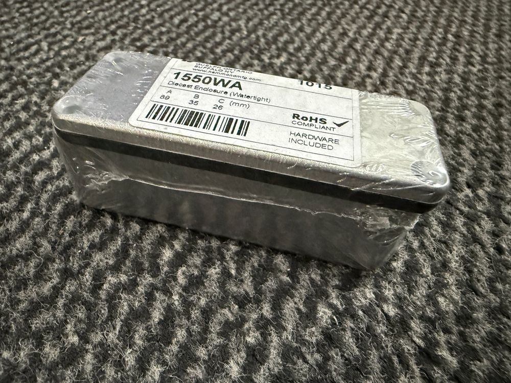 Alugehäuse, 89 x 35 x 30 mm, silber, IP66, 1550WA, NEU (Neu und ...