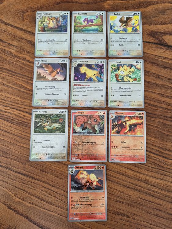 Seltene Reverse Pokemon Karten 2023 (Neu (gemäss Beschreibung)) in Rotkreuz für CHF 10 – mit ...