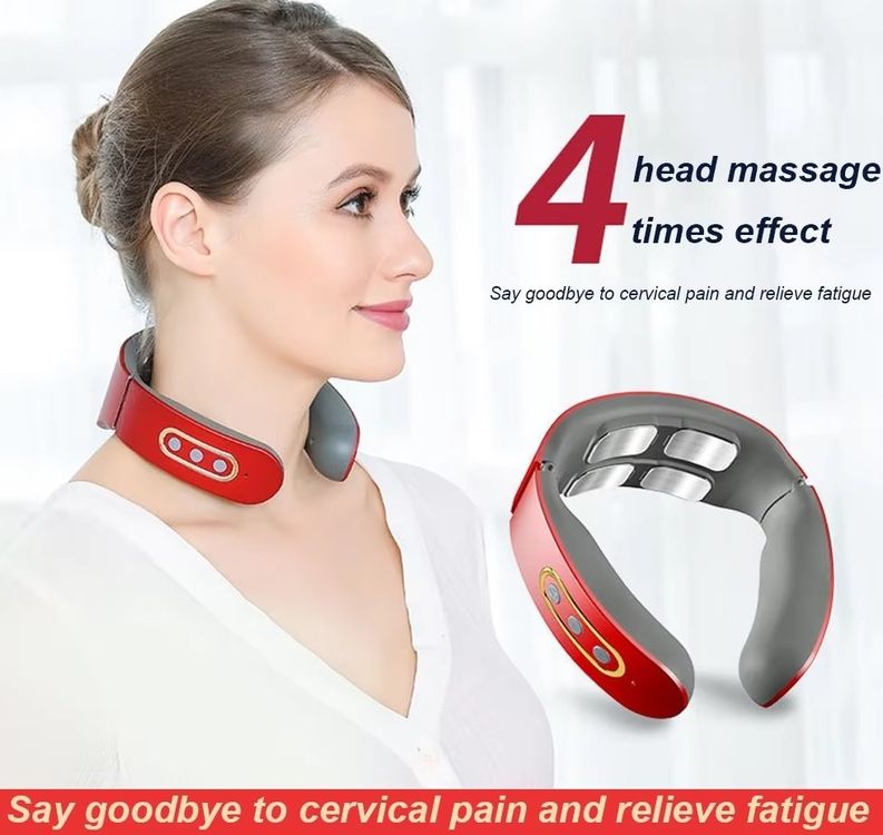 Elektrisches Nacken Puls Massage Gerät 6 Modus 9 Stufen (Neu (gemäss ...