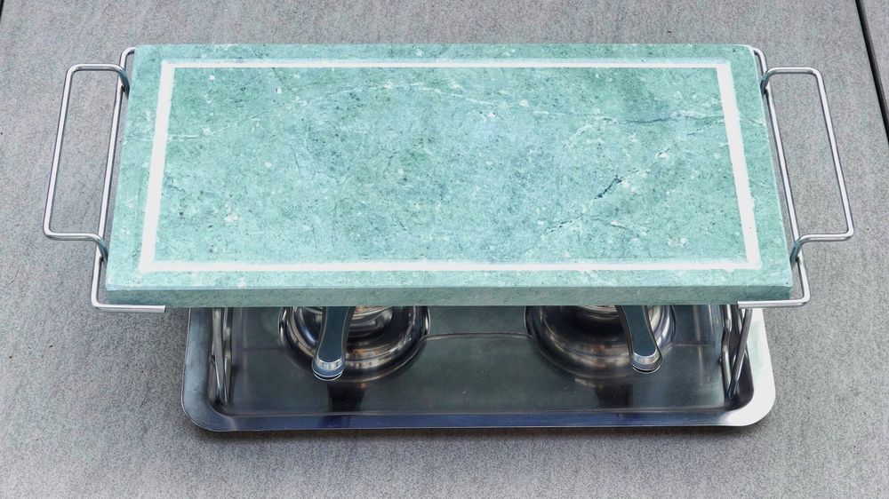 Tischgrill Steinplatte (Gebraucht) in Lyssach für CHF 15 – mit Lieferung auf Ricardo kaufen