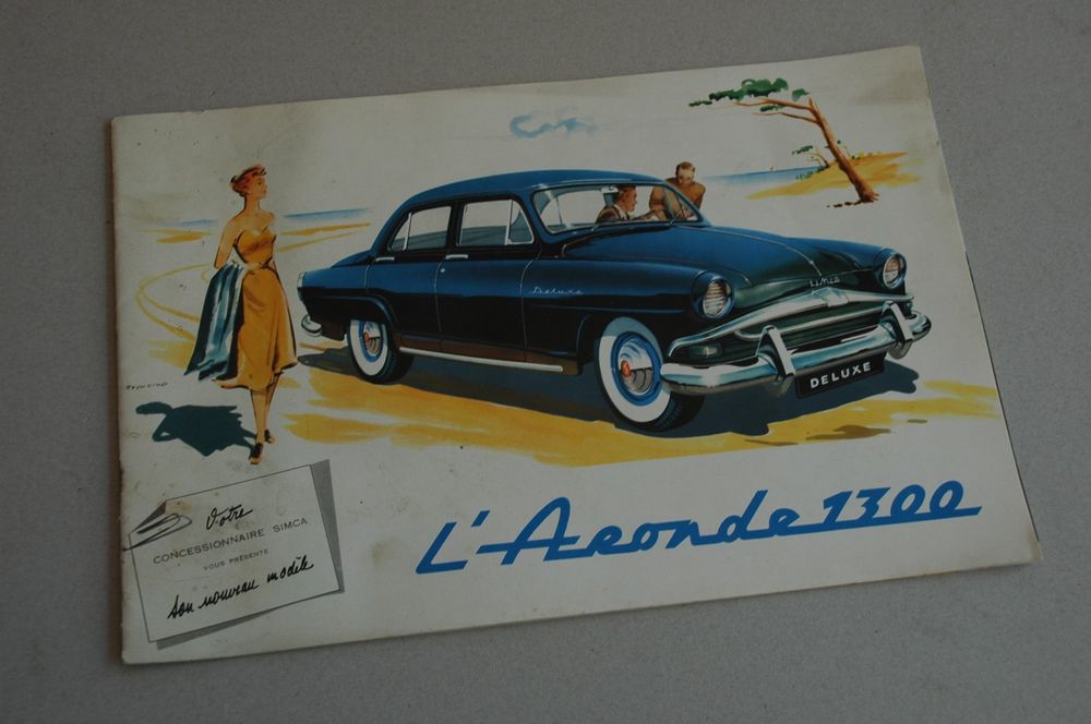 Originalprospekt Simca Aronde 1300 (Gebraucht) in Malans GR für CHF 6 ...