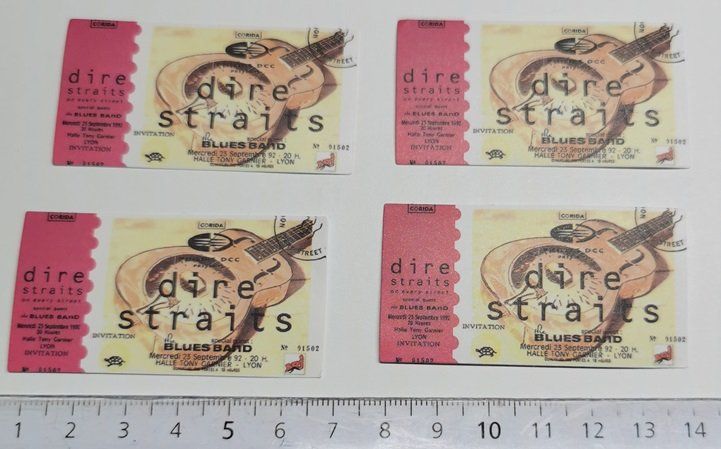 DIRE STRAITS - 4 Sticker (Neu (gemäss Beschreibung)) in Wilen b ...