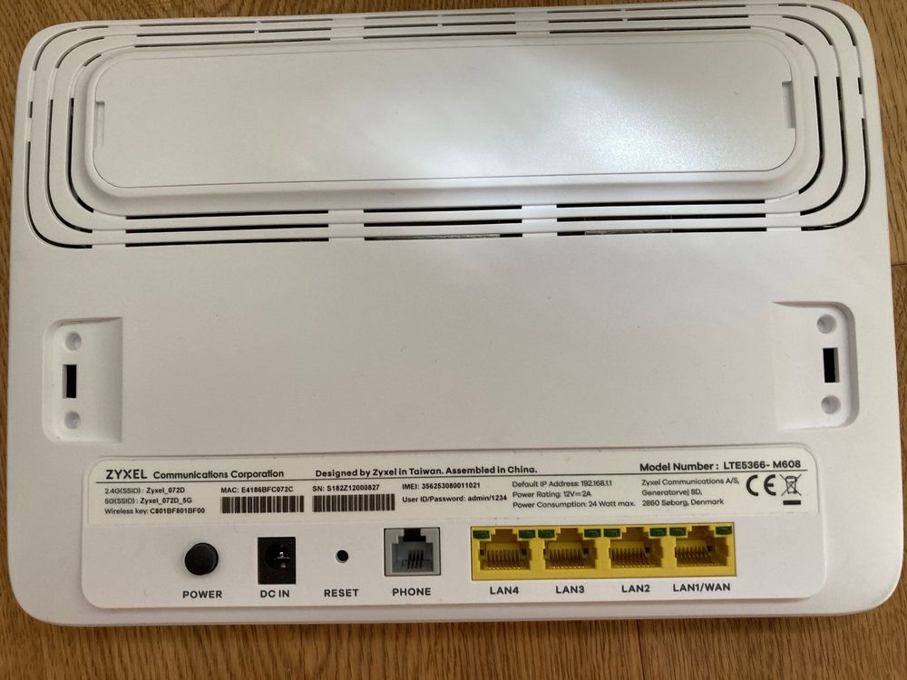 ZYXEL Router / Kann mit Simcard betrieben werden | Kaufen auf Ricardo