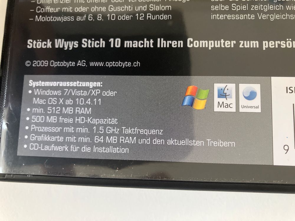 Stöck Wyys Stich 10 (CD-ROM) (Gebraucht) in Arbon für CHF 5 – mit ...