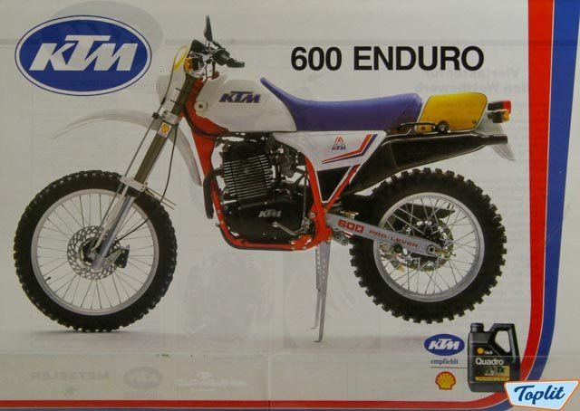 ORIGINAL MOTORRAD FLYER - KTM 600 ENDURO / 600 MX - 1985 | Kaufen auf ...