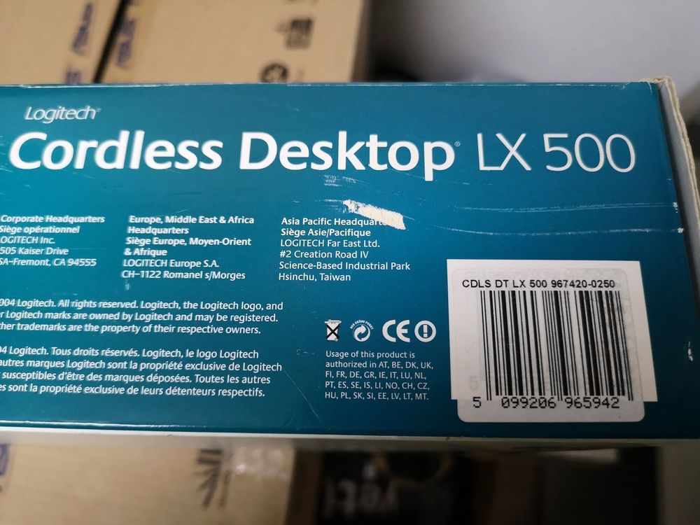 Cordless Desktop LX 500 Logitech Neu OVP Tastatur + Maus (Neu (gemäss ...
