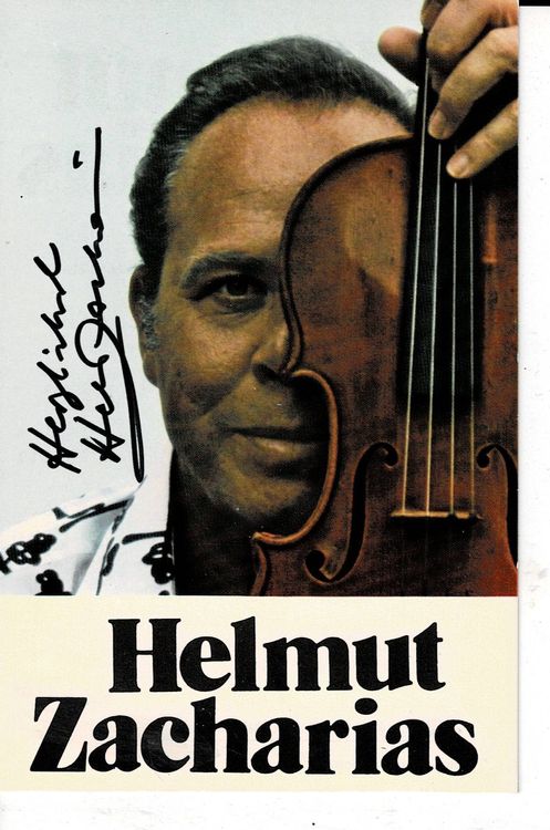 original autogramm helmut zacharias | Kaufen auf Ricardo