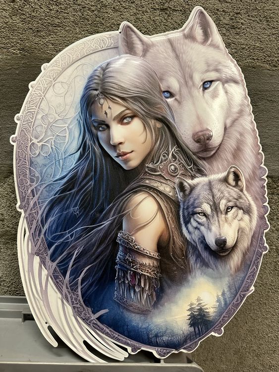 Frau husky hund gothic Fantasy (Neu (gemäss Beschreibung)) in Reinach ...