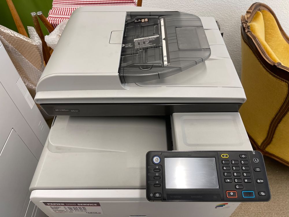 Ricoh Aficio MP C305SPF Farblaser-Multifunktionsdrucker (Gebraucht) in ...