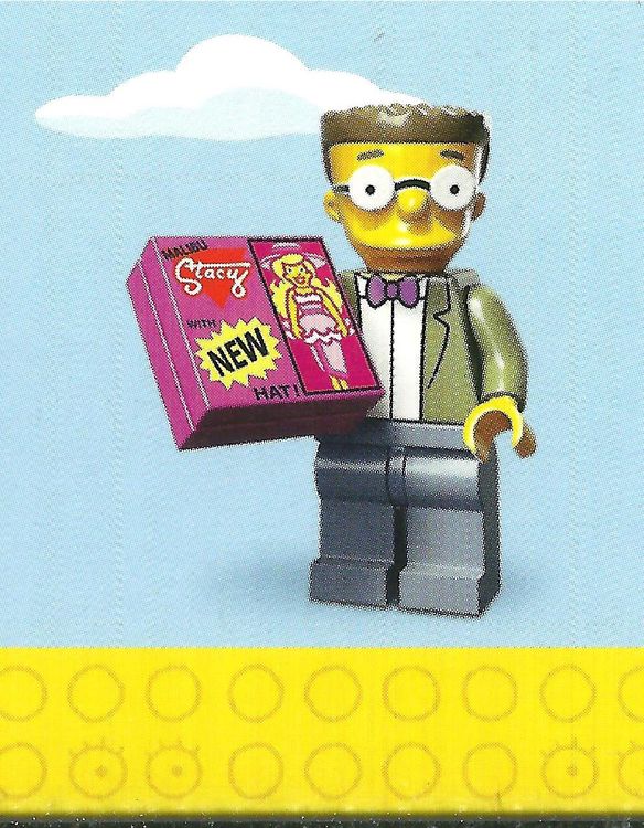 WAYLON SMITHERS JR LEGO MINIFIGURE 71009 SIMPSONS serie 2 (Neu (gemäss ...
