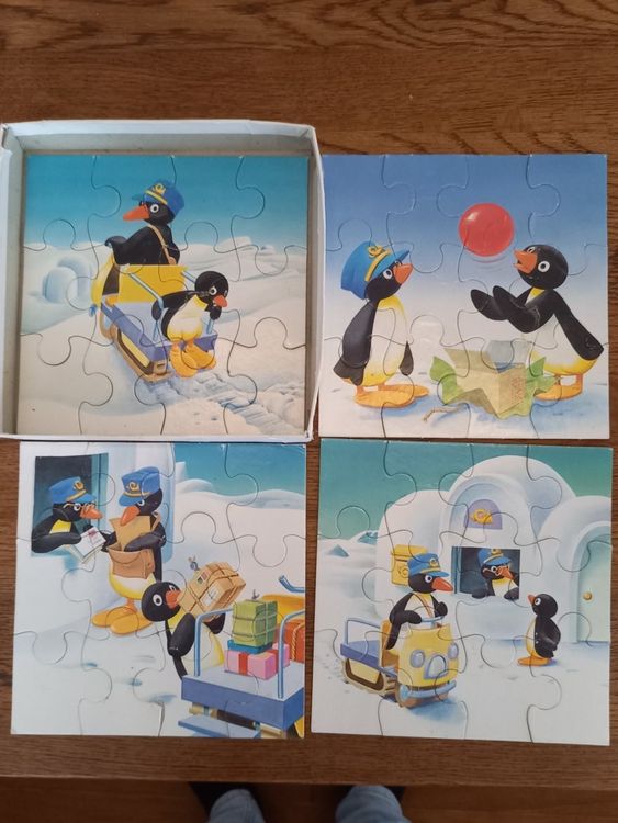 Pingu Puzzle für die Kleinsten 4x12 Teile (Gebraucht) in St. Pantaleon ...