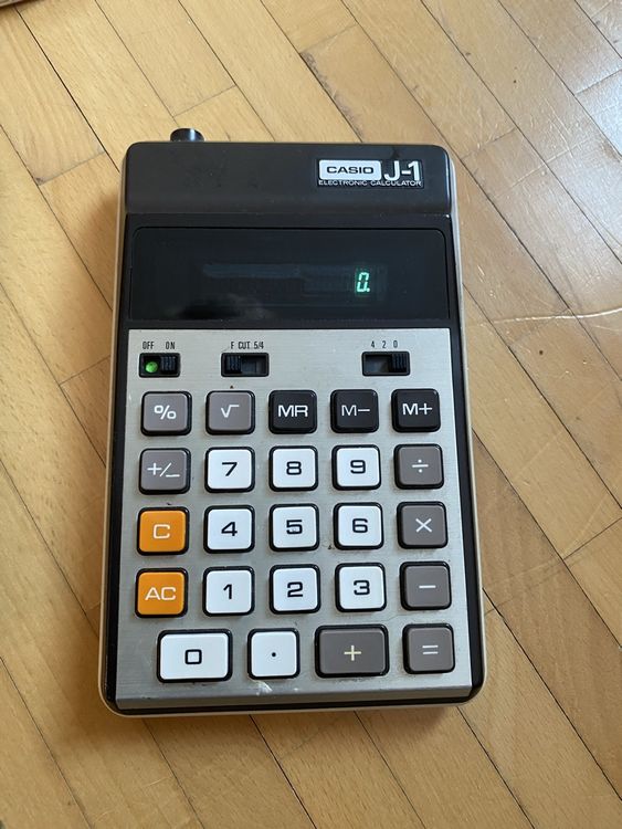 Casio J-1 Vintage Taschenrechner | Kaufen auf Ricardo