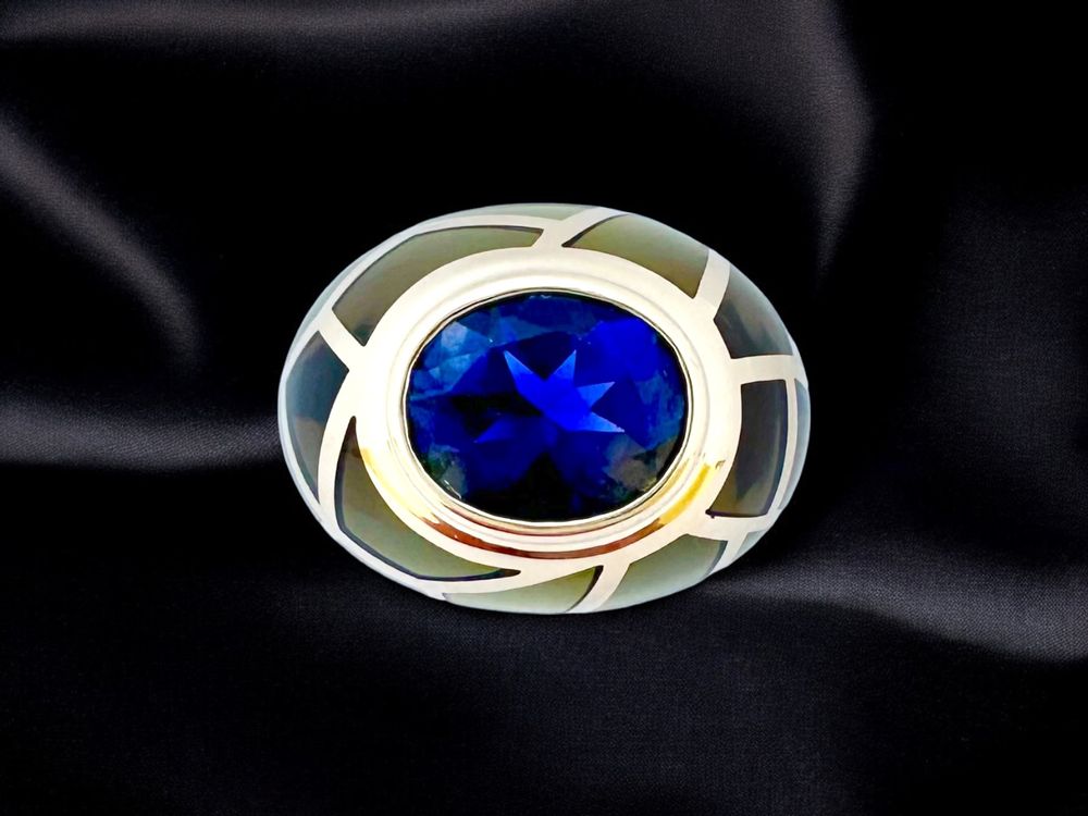 ANDRE BENITAH, Paris, Indigolith - Mosaique - Ring (Gebraucht) in Zuzwil SG für CHF 1080 – mit ...