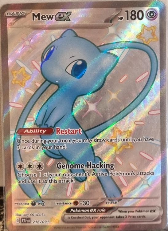 Pokémon – Mew ex 🇺🇸 - PAF-216 - Paldean Fates (Gebraucht) in Bern für ...