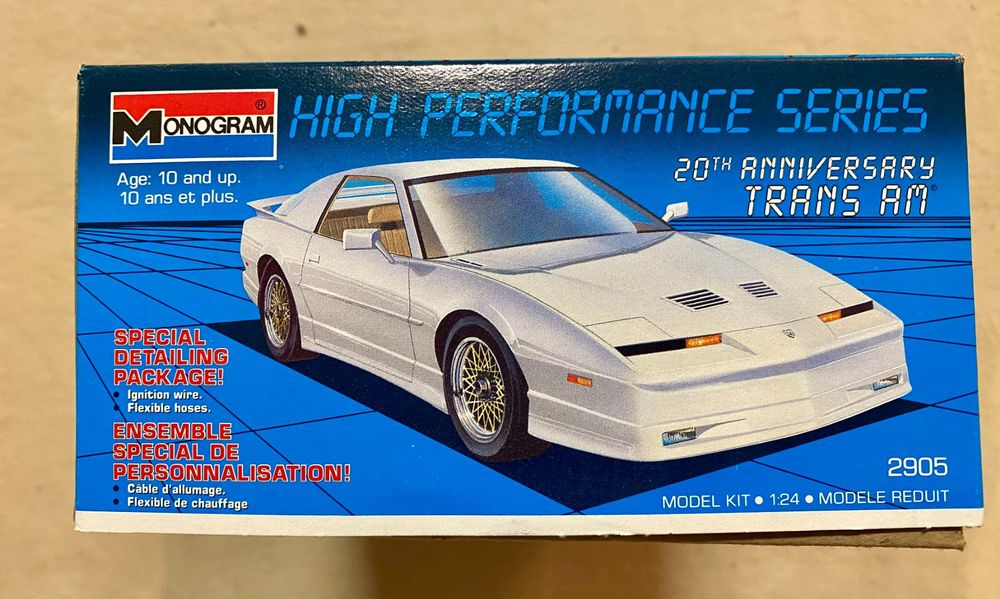 Monogram 1/24 Pontiac 20th Anniversary Trans Am Turbo (Neu (gemäss ...
