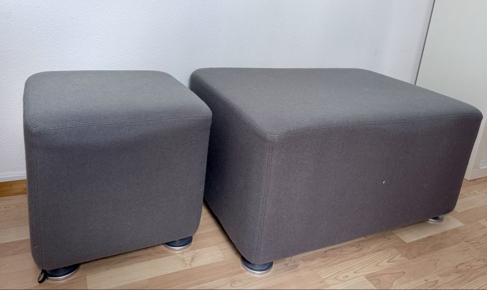 Steelcase Grey hockers for leaving room (Gebraucht) in Baden für CHF 1 – nur Abholung auf ...