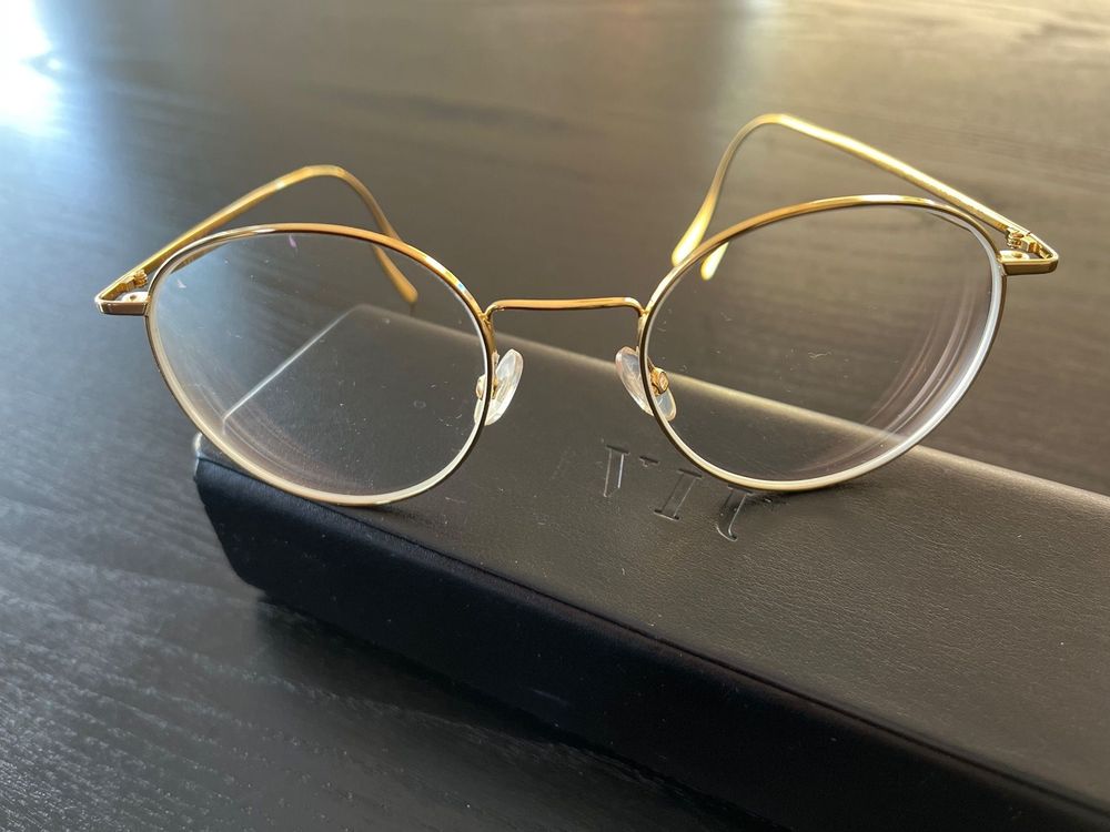 VIU Saskia Diez 22 Karat vergoldet gold Korrektur Brille (Gebraucht) in ...