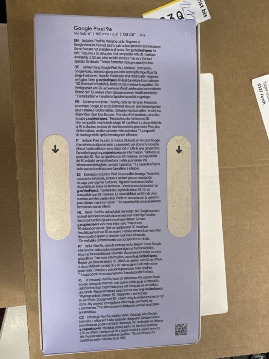 Google Pixel 9a 128GB Unlocked New -- Pick-up HB Zurich/Post (Neu und ...