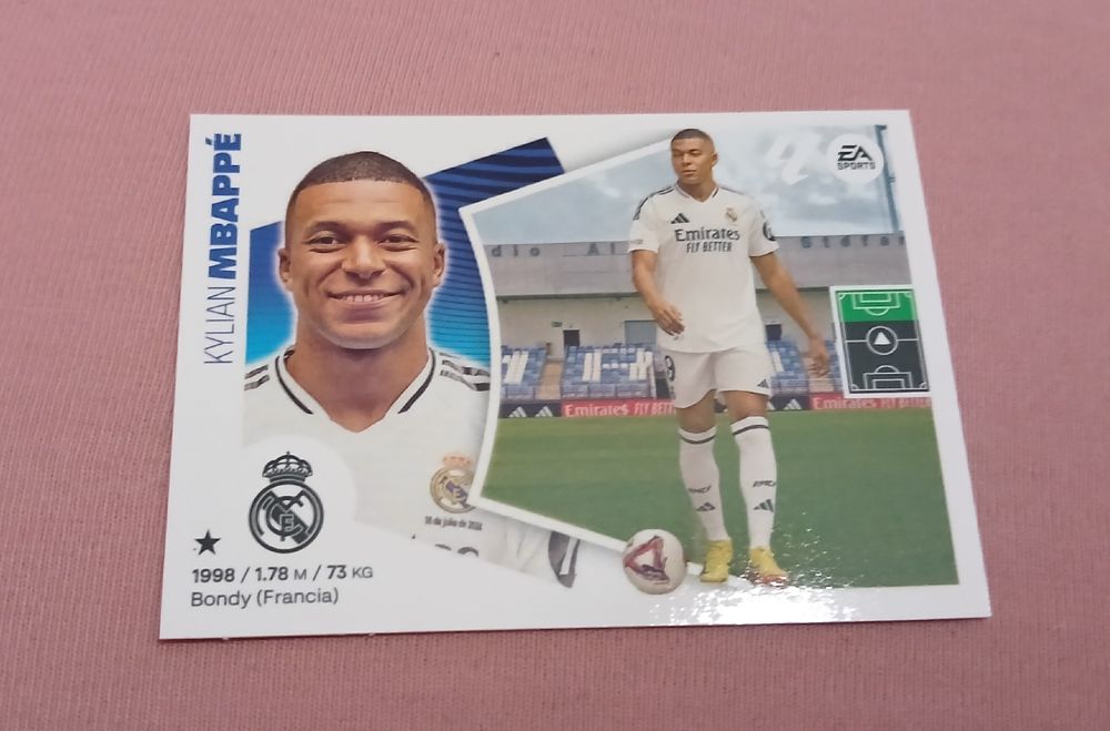 Kylian Mbappe 24-25 Panini La Liga Sticker! REAL MADRID (Gebraucht) in ...