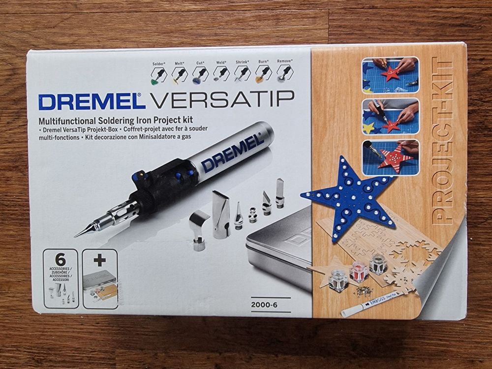Dremel VersaTip (2000-6) Spezial Edition Gaslötkolben Piezo (Neu und ...