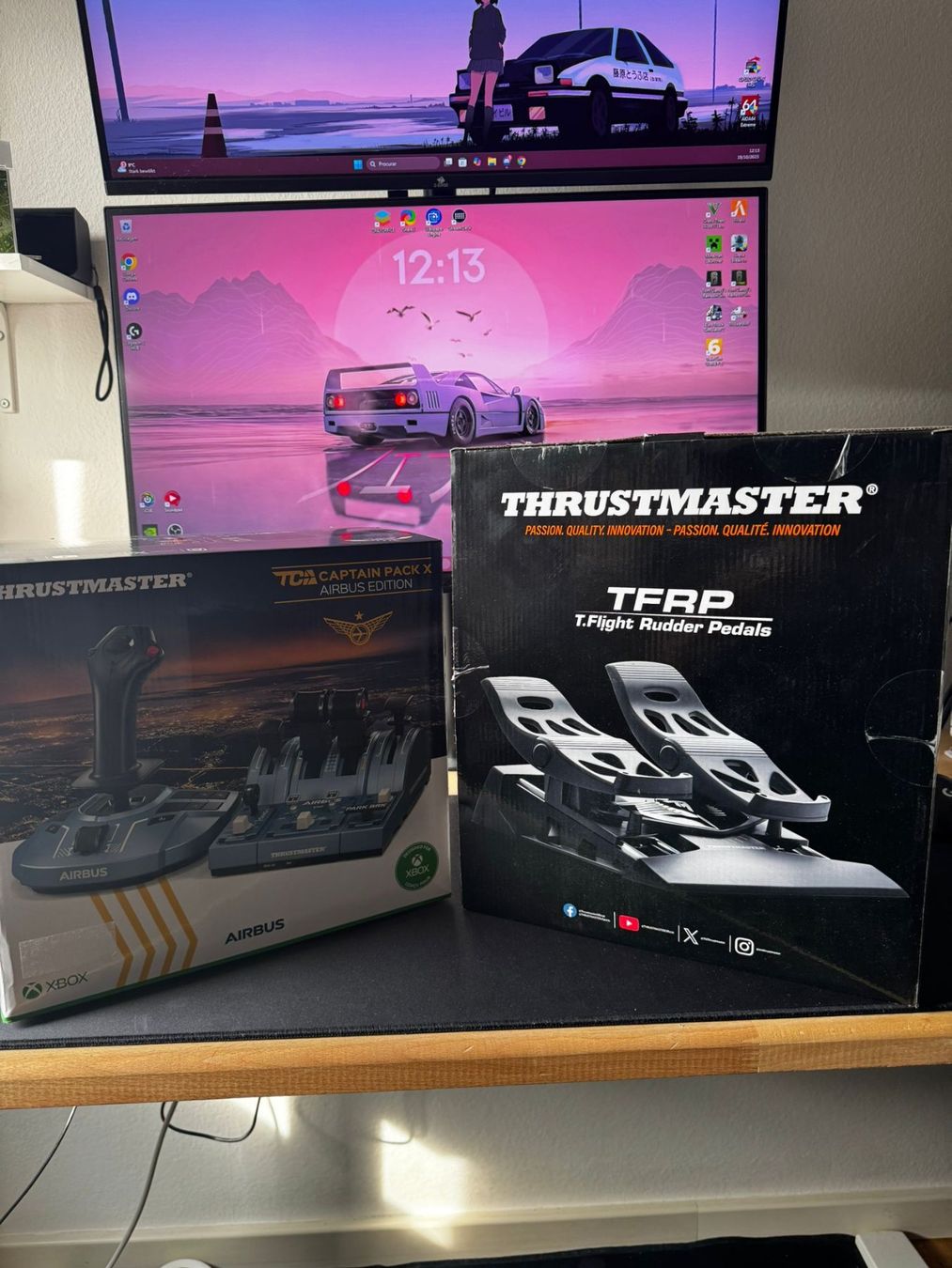 Thrustmaster Set: Captain Pack X & TFRP Rudder Pedals (Gebraucht) in ...