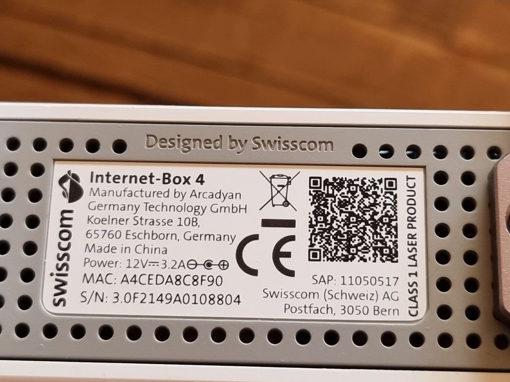 Swisscom Internet-Box 4 Top | Kaufen auf Ricardo