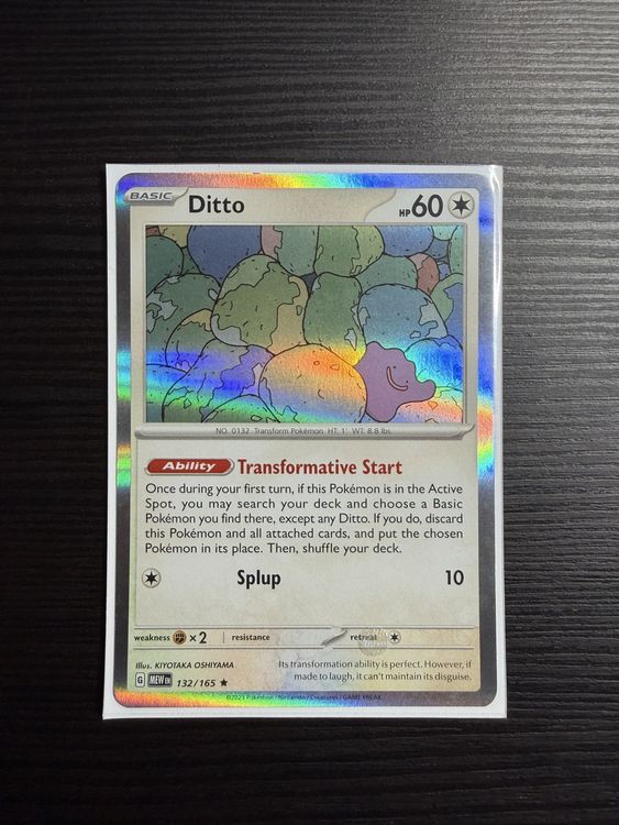 Pokemon TCG S&V 151/Ditto #132 [Holo]🇺🇸 (Neu (gemäss Beschreibung)) in ...