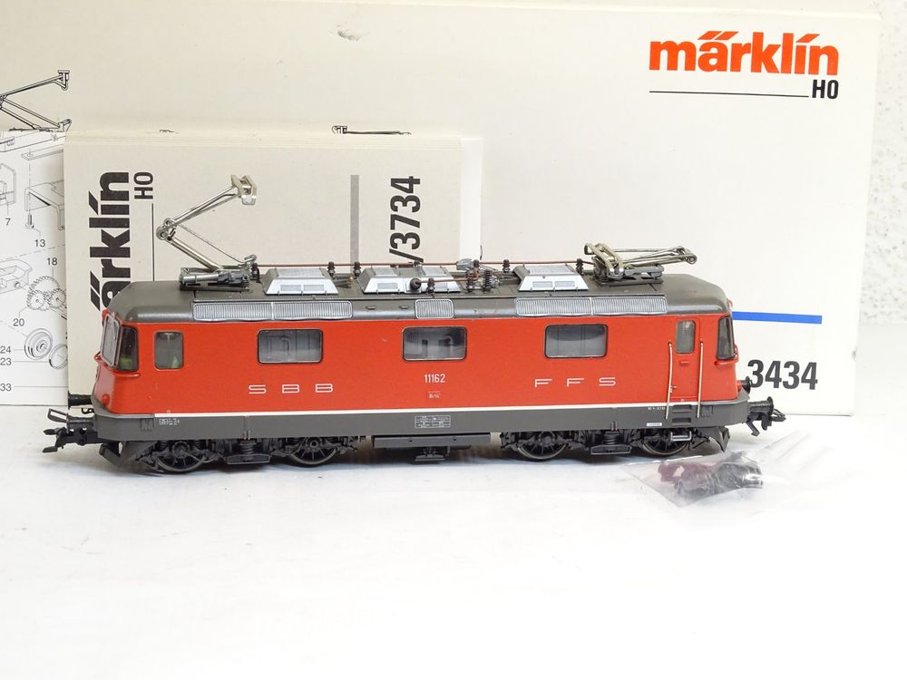 Märklin 3434 Re4/4 SBB Rot, 11162, Delta, H0,WS/AC,OVP | Kaufen auf Ricardo