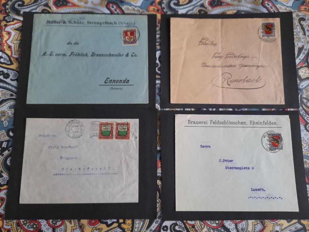 Vier alte Briefe 1919 - 1921 (Gebraucht) in für CHF 2 – mit Lieferung ...