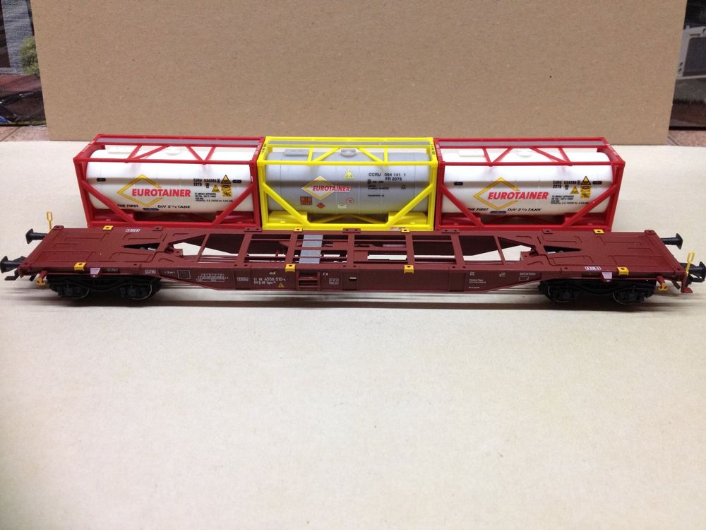 Märklin 47072 Containertragwagen "Eurotainer" DB AG, Ep. V (Neu (gemäss ...