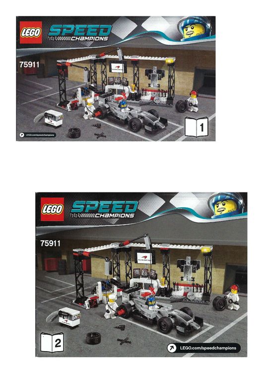LEGO® 75911 Speed Champions - McLaren Mercedes Pit Stop (Neu (gemäss ...