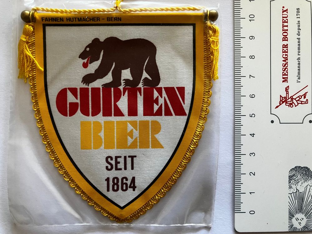 Vintage Fanion/Wimpel GURTEN BIER SEIT 1864 (Gebraucht) in Gland für CHF 6 – mit Lieferung auf ...