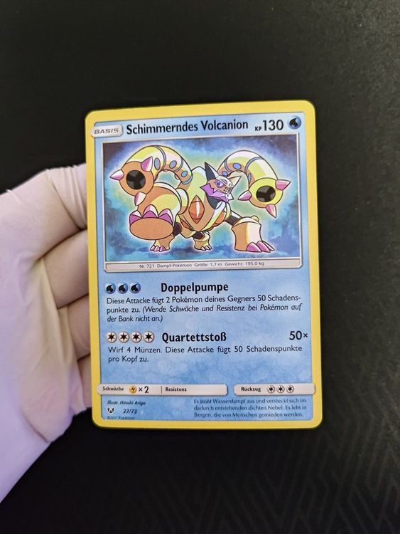 Shiny Volcanion Pokemon Karte (Gebraucht) in Killwangen für CHF 4 – mit ...