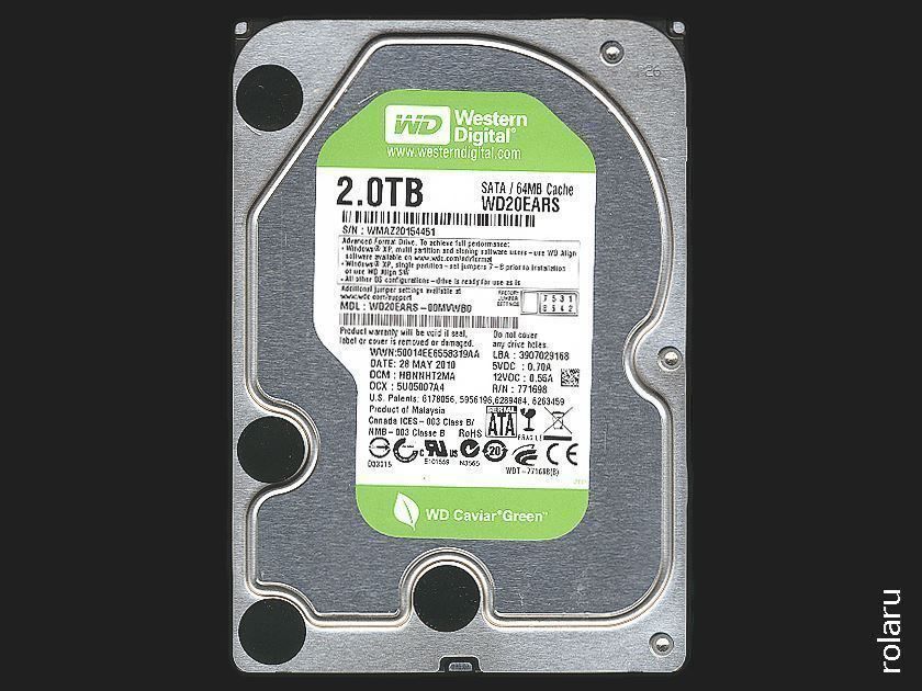2TB (2000GB) Western Digital WD20EARS (2x) (Gebraucht) in Baden für CHF ...
