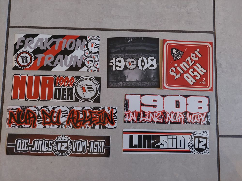 FAN STICKER 8 STK. - LINZER ASK! (Gebraucht) in Spiegel b. Bern für CHF ...