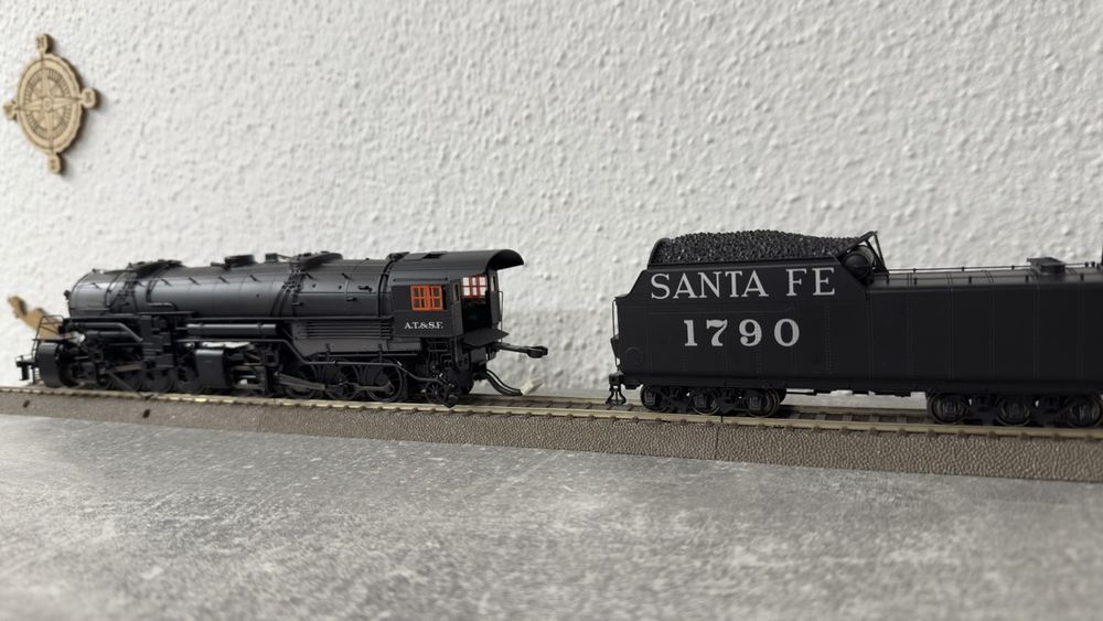 Roco Dampflok Santa Fe 1790 H0, US-Steam DC Digital (Gebraucht) in ...