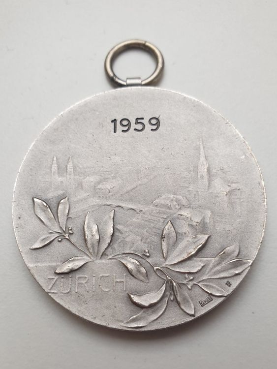 🇨🇭🤍 Swiss Silver Zurich 1959 *Ag 24.7g .925* (Gebraucht) in Pully für CHF 27.8 – mit Lieferung ...
