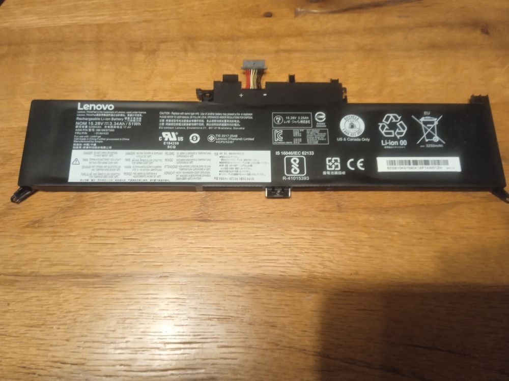Genuine LENOVO Battery ThinkPad Yoga 370 X380 260 SB10K97591 (Gebraucht ...