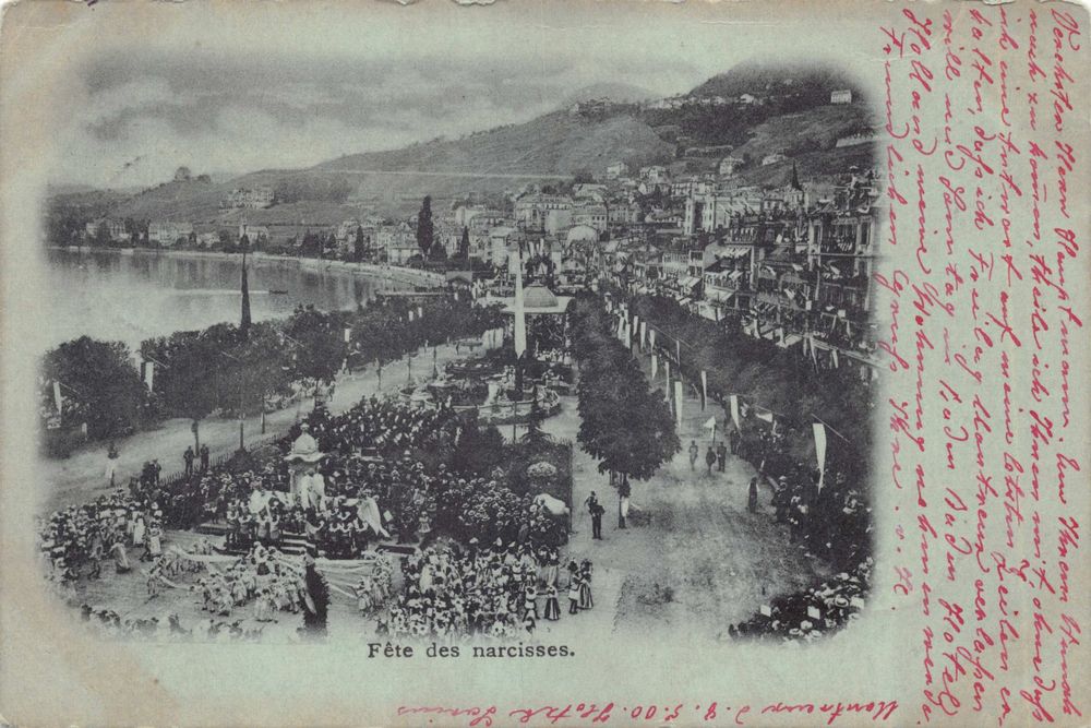 Montreux - Fete de narcisses - 1909 (Gebraucht) in Berneck für CHF 8 – mit Lieferung auf Ricardo ...