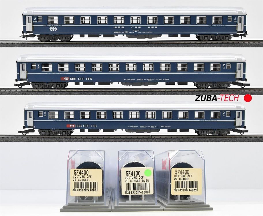 Jouef 3x Personenwagen RIC SBB mit OVP (Gebraucht) in St. Gallen für CHF 33 – mit Lieferung auf ...