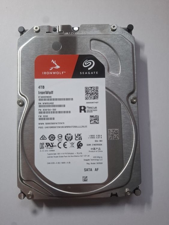 Seagate IronWolf 4TB NAS HDD - Top Zustand, wenig gebraucht! (Gebraucht ...