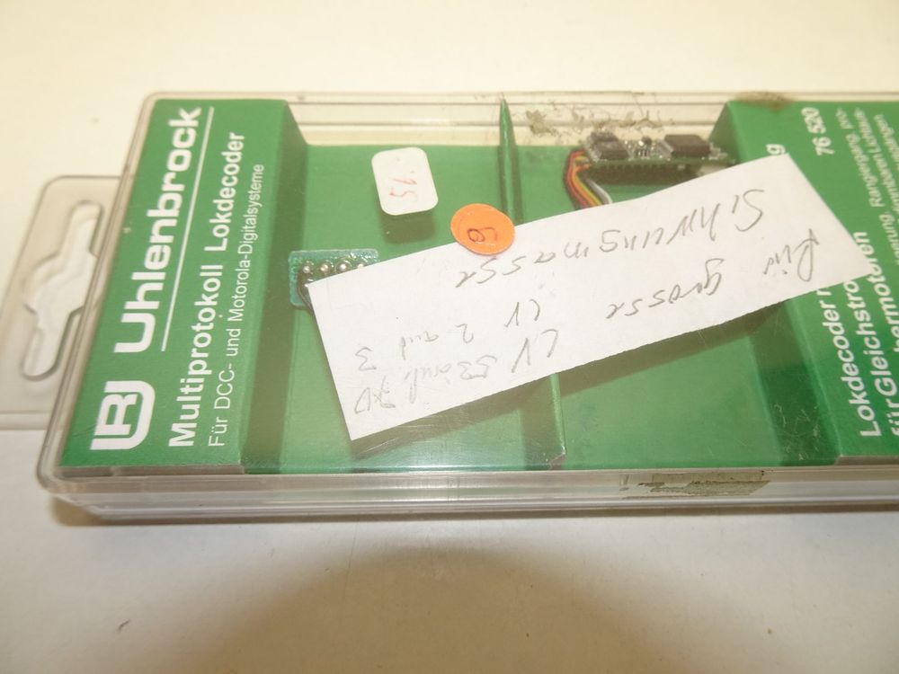 Uhlenbrock Multiprotokoll Lokdecoder Digital 76520 (Gebraucht) in für CHF 10.9 – mit Lieferung ...