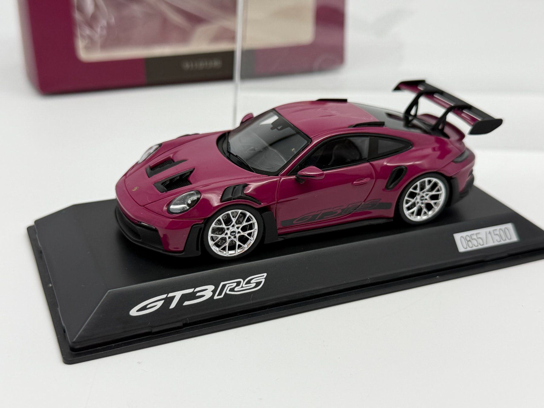 RARE 1/43 Porsche 911 (992) GT3 RS Ruby Star Red - Spark (Gebraucht) in ...