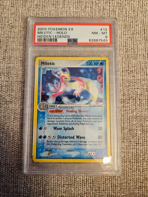Pokemon - Milotic - Holo - #12 - PSA 8 | Kaufen auf Ricardo