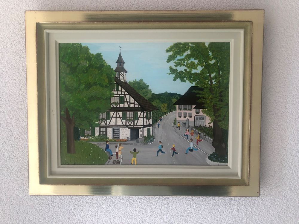 Ölgemälde von Aesch bei Birmensdorf (Gebraucht) in Aesch BL für CHF 50 ...