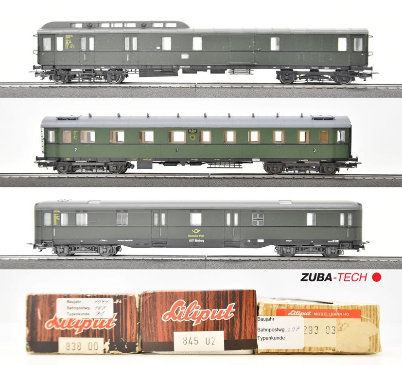 Liliput 3x Personenwagen der DRG, H0 GS mit OVP (Gebraucht) in St. Gallen für CHF 25 – mit ...