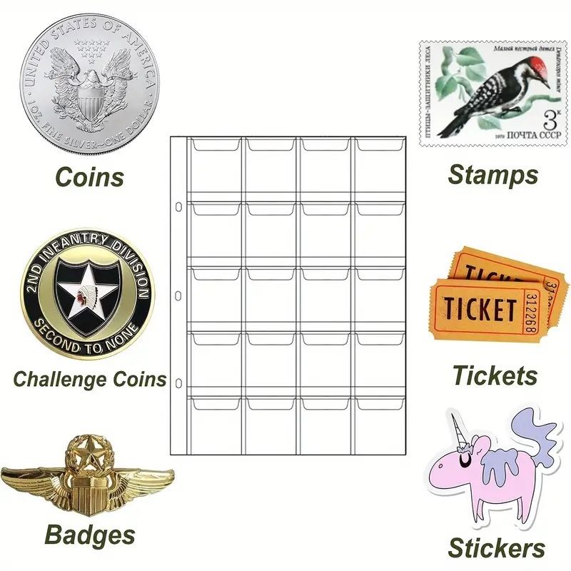Coin & Stamp Collector Album - Organise Your Collection! (Neu (gemäss ...
