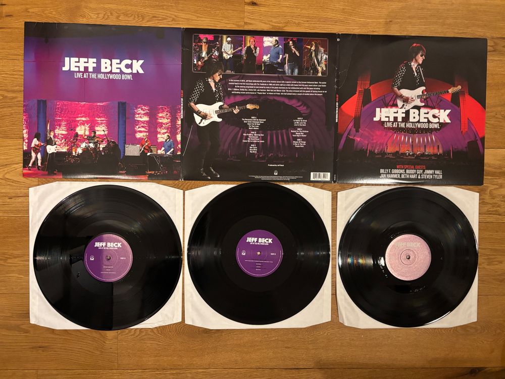 JEFF BECK – Live 3LP zz top aerosmith buddy guy beth hart (Neu (gemäss ...