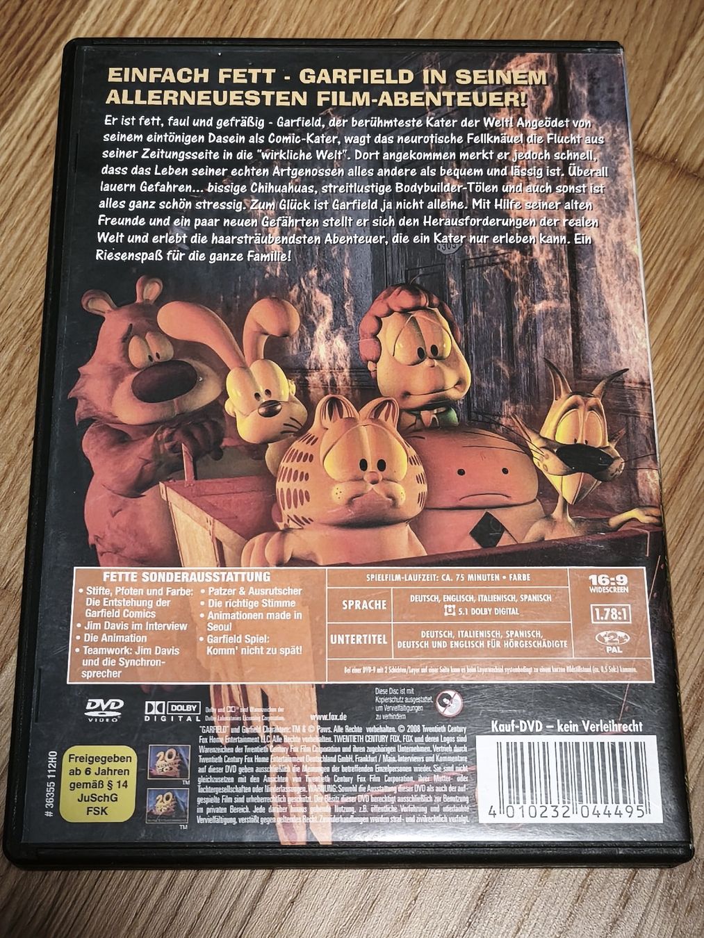 Garfield - Fett im Leben DVD - Lustig für die ganze Familie! (Gebraucht ...